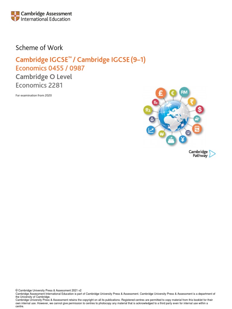 0455 Scheme of Work (For Examination From 2020) | PDF