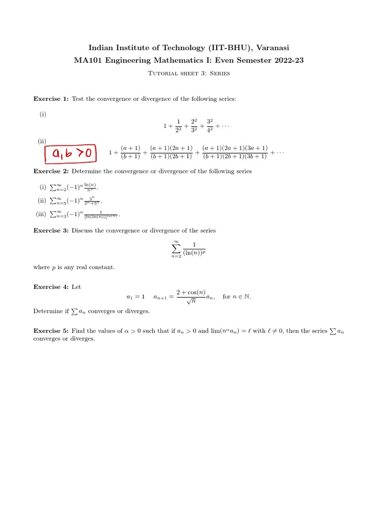 Tut 3 Solutions | PDF | Real Analysis | Calculus