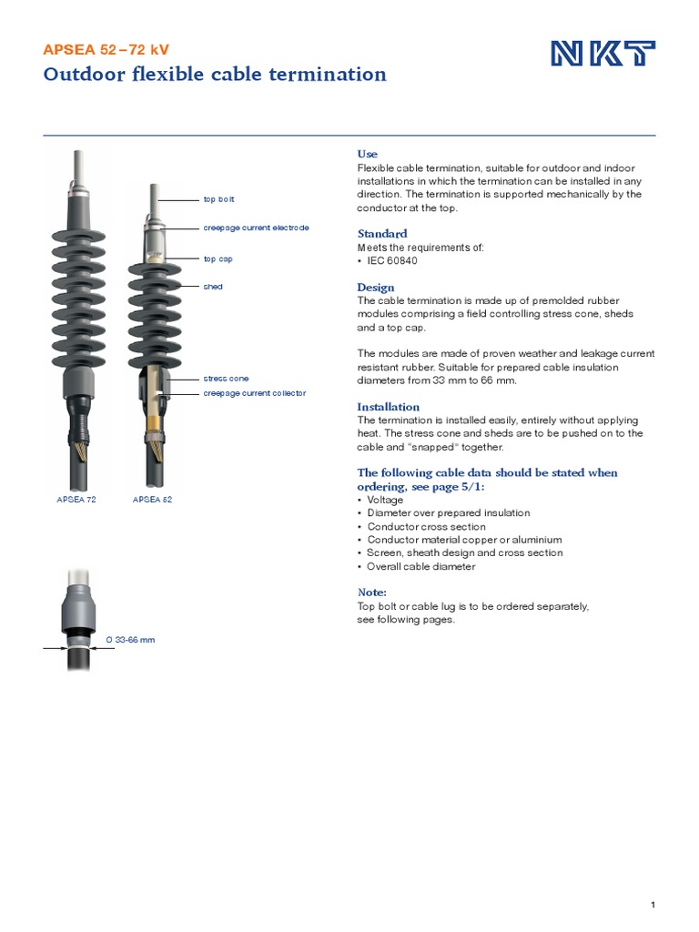 Apsea 52-72 KV | PDF