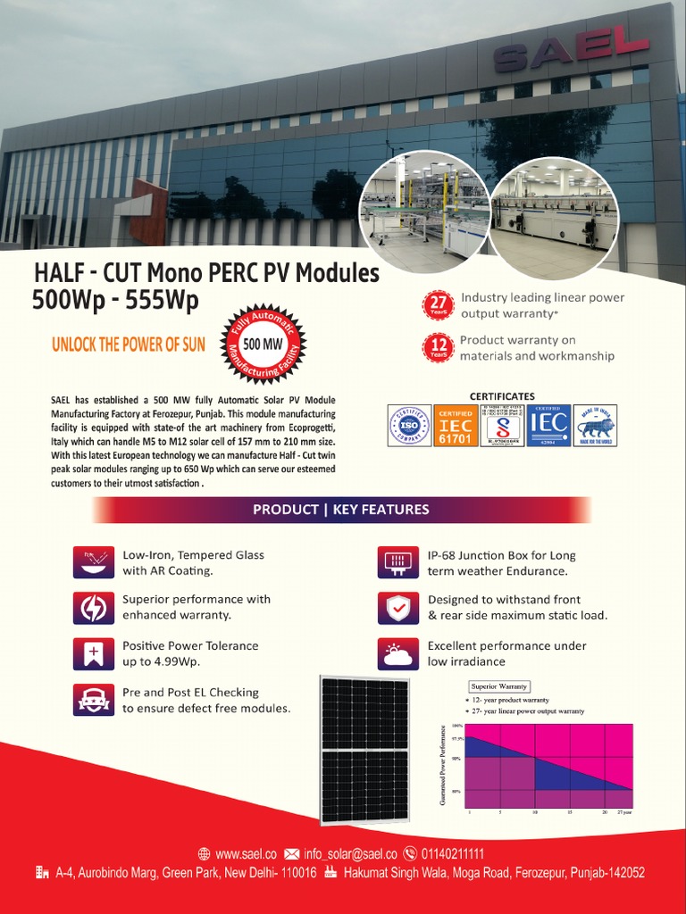 Half-cut mono perc 500-555 | PDF