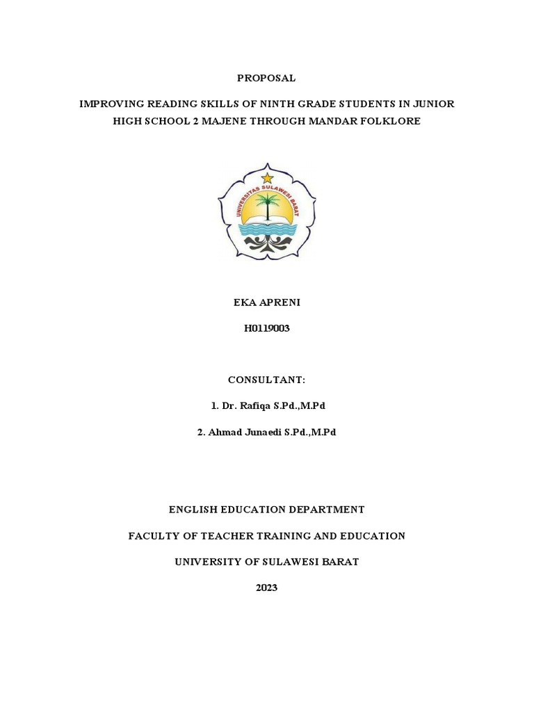 Proposal Real Eka Apreni1 | PDF | Statistics | Experiment