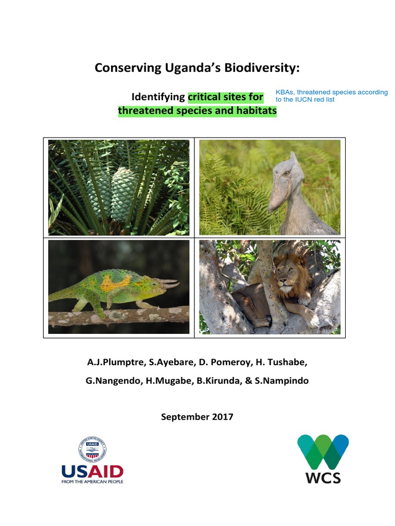 Edited - Uganda's Biodiversity Status | PDF | Conservation Biology ...