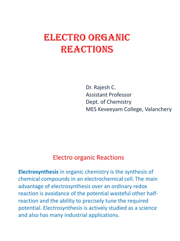 Dr. Rajesh C. - Chemistry | PDF | Physical Sciences | Chemistry Dr. Rajesh C. - Chemistry | PDF | Physical Sciences | Chemistry