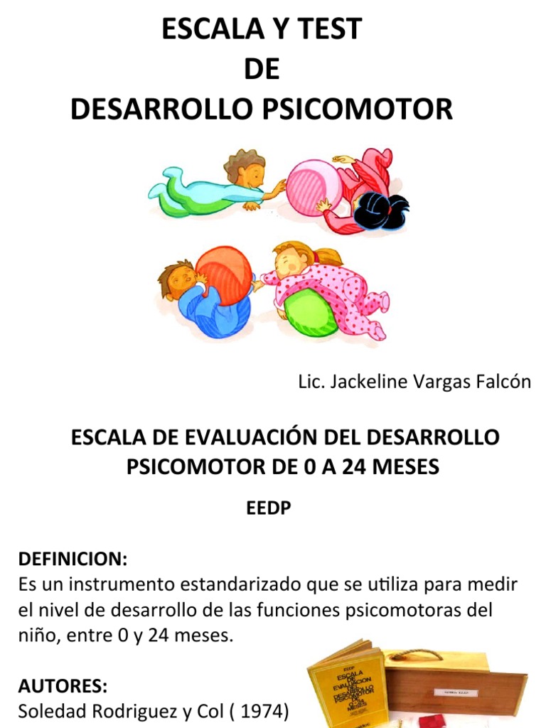 TEST DE DESARROLLO PSICOMOTOR clase dos modulo 4 | PDF