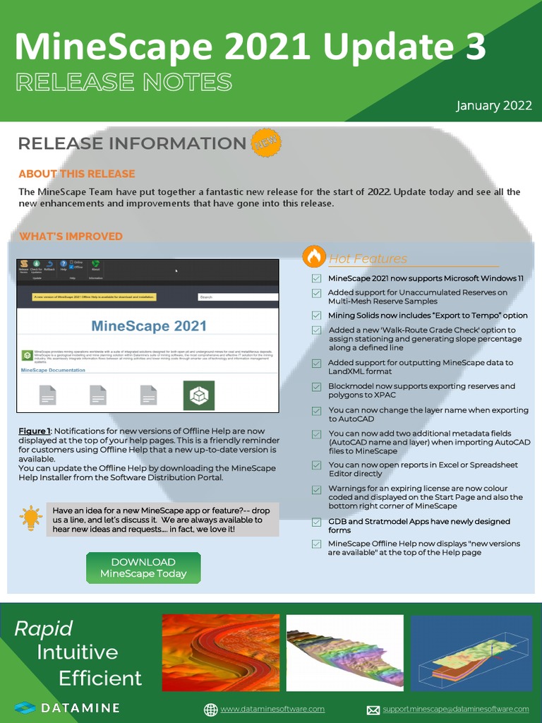 Minescape 2021 | PDF | Auto Cad | Application Software