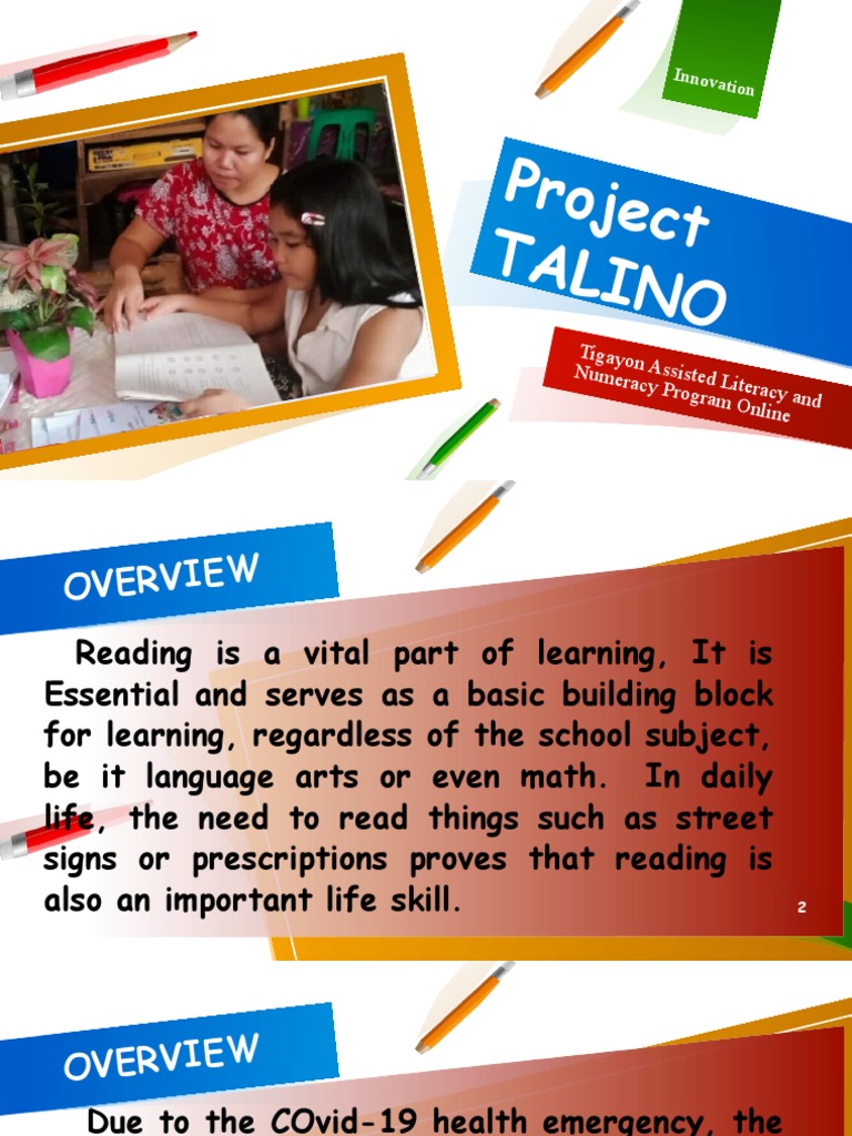 Project Talino | Download Free PDF | Teachers | Literacy