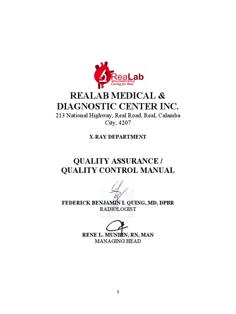 Documented Qc Manual Pdf