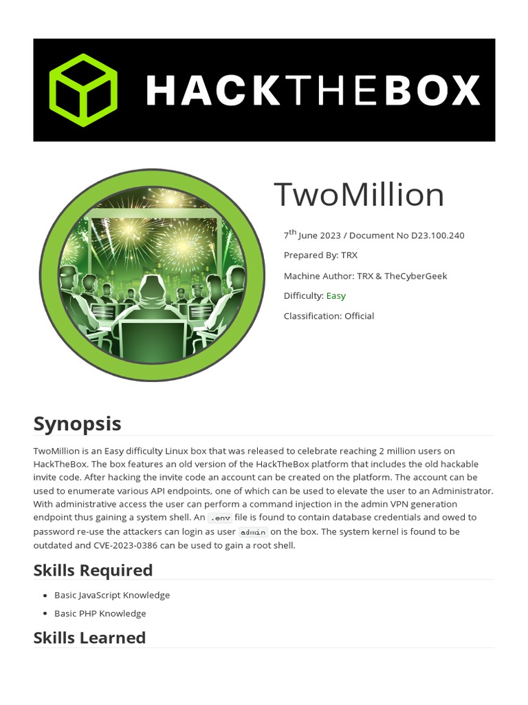 Two Million | PDF