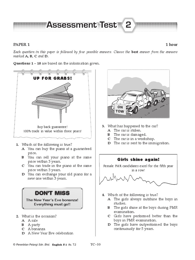 Assessment Test 2 | PDF