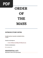 Guide For Commentators (Filipino Mass) | PDF