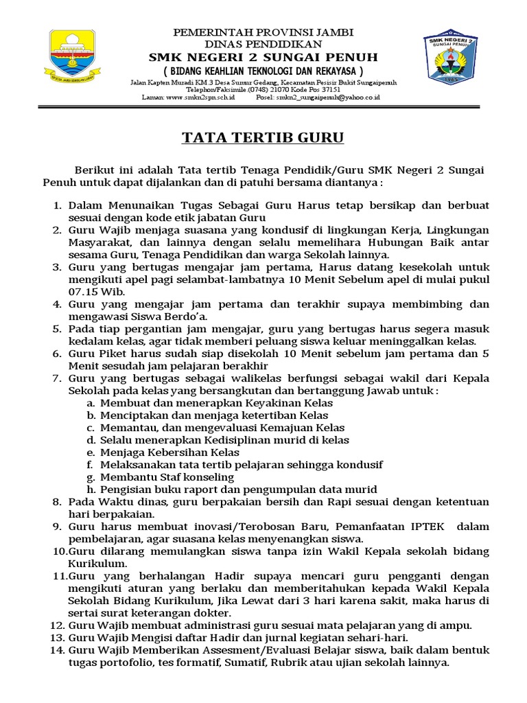 Tatib Guru 2 | PDF