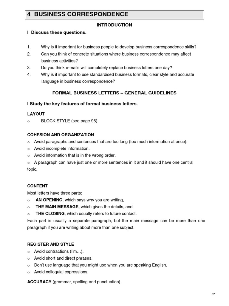 Business Correspondence | PDF | Madam | Mail