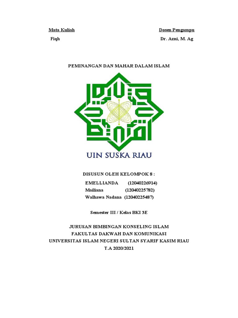 Makalah Kel 8 Fiqh Bki 3e | PDF | Kajian Bahasa Asing