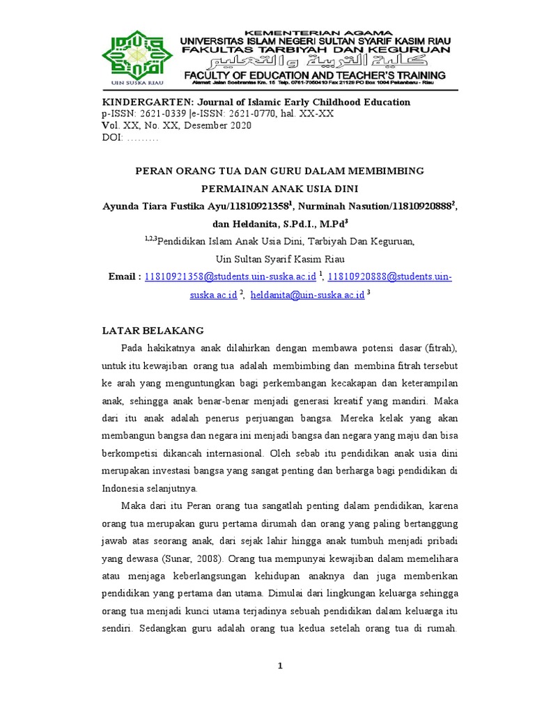 Paper Ape Ayunda & Nurminah | PDF