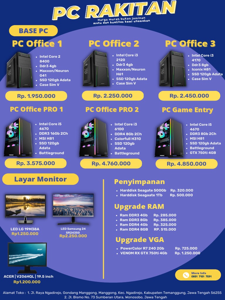 PC Rakitan-1 | PDF | Computer Hardware | Computing