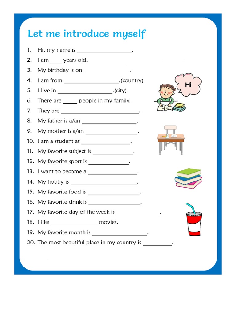 Self-Introduction | PDF