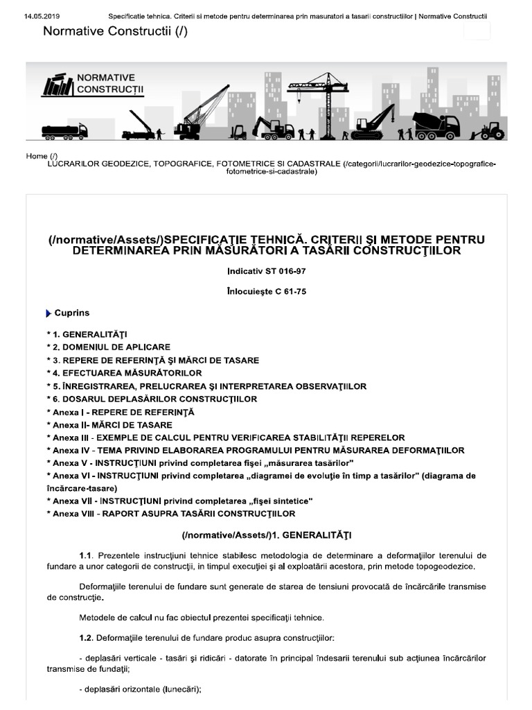 Specificatie Tehnica - Criterii Si Metod | PDF