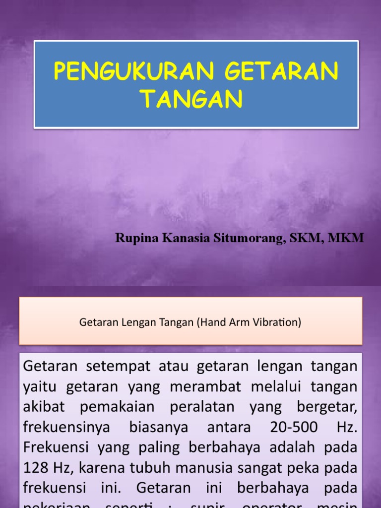 Pertemuan 6 Getaran Tangan | PDF | Sains & Matematika | Sejarah