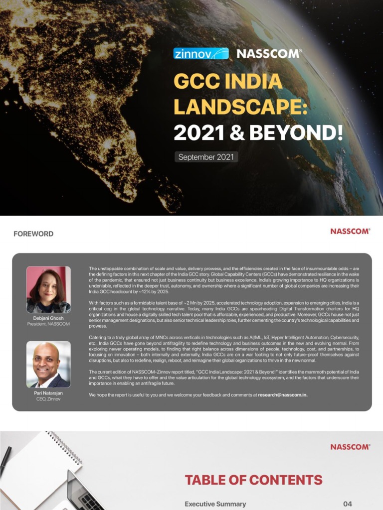 NASSCOM GCC Landscape Report - Executice Summary | PDF