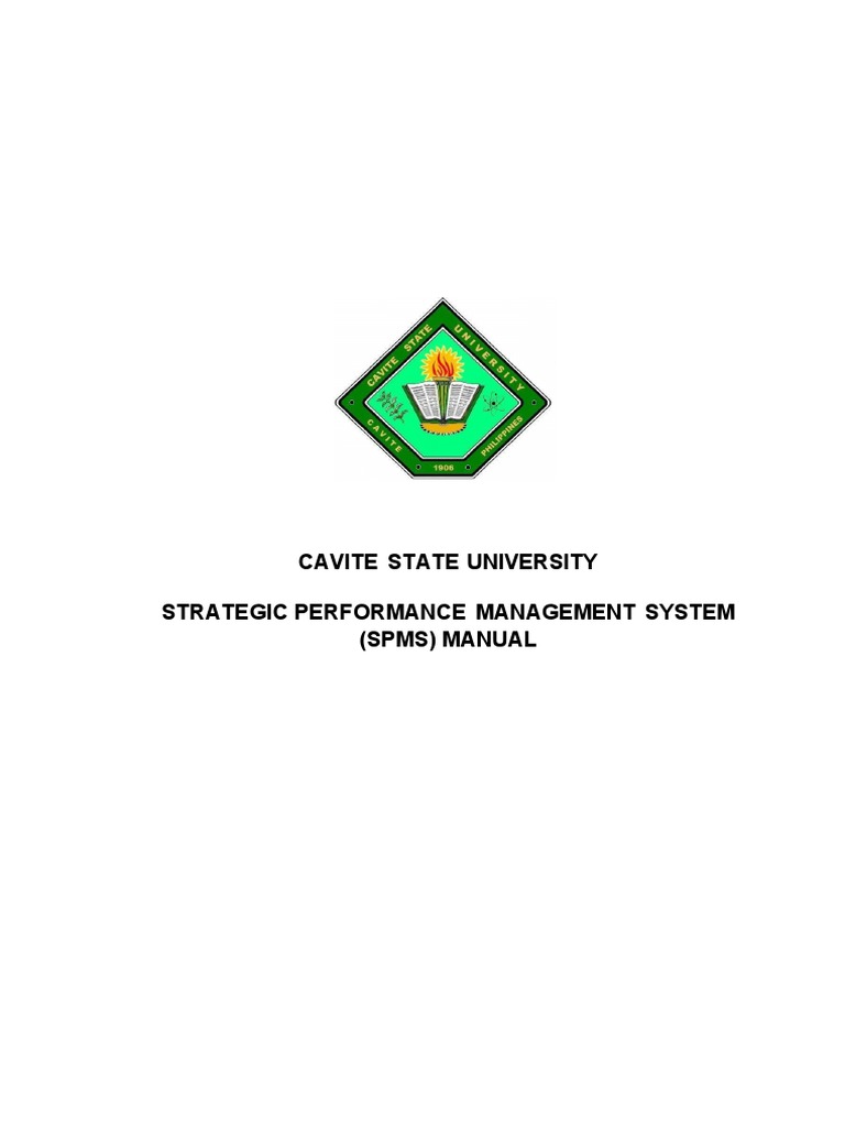 CVSU SPMS Manual Revision 1 Final Signed | PDF | Performance Appraisal ...