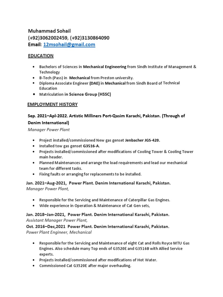 Muhammad Sohail | PDF | Mechanical Engineering | Applied And ...