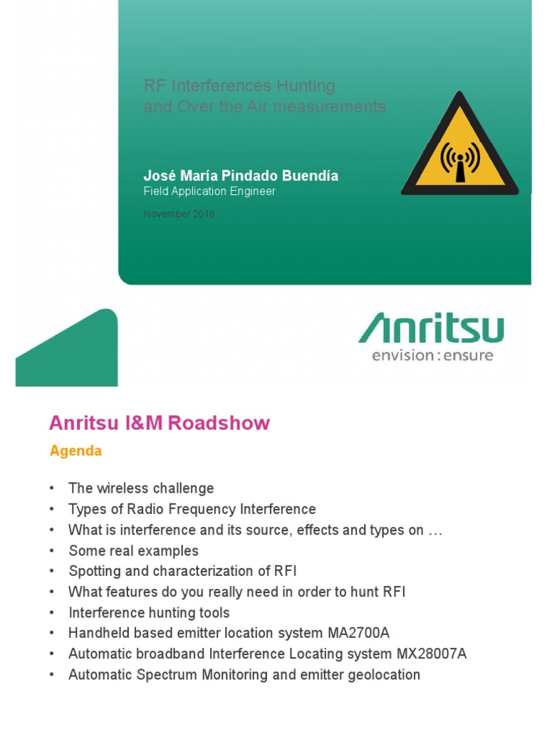 I&m RF Interference Hunting | PDF | Electromagnetic Interference ...