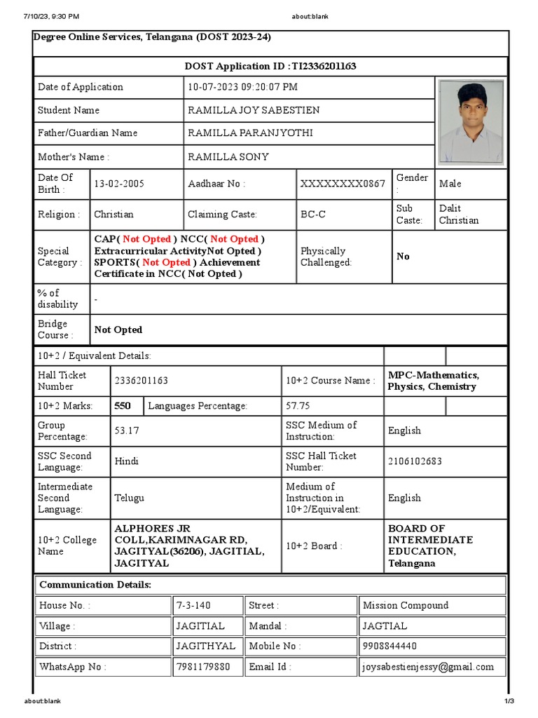 Dost Application | PDF