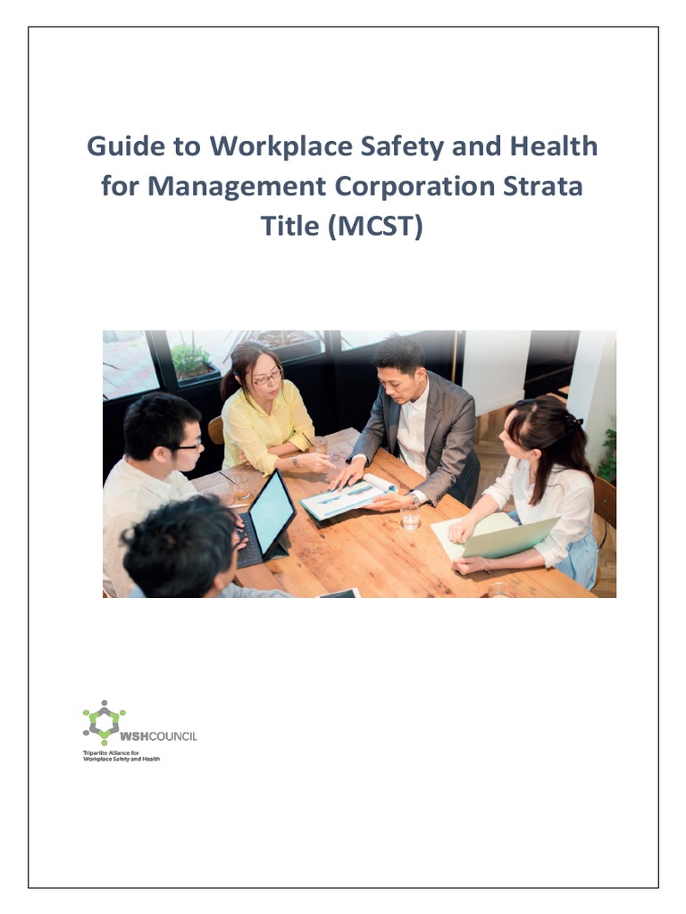 MCST Workplace Safety Guide | PDF | Personal Protective Equipment ...