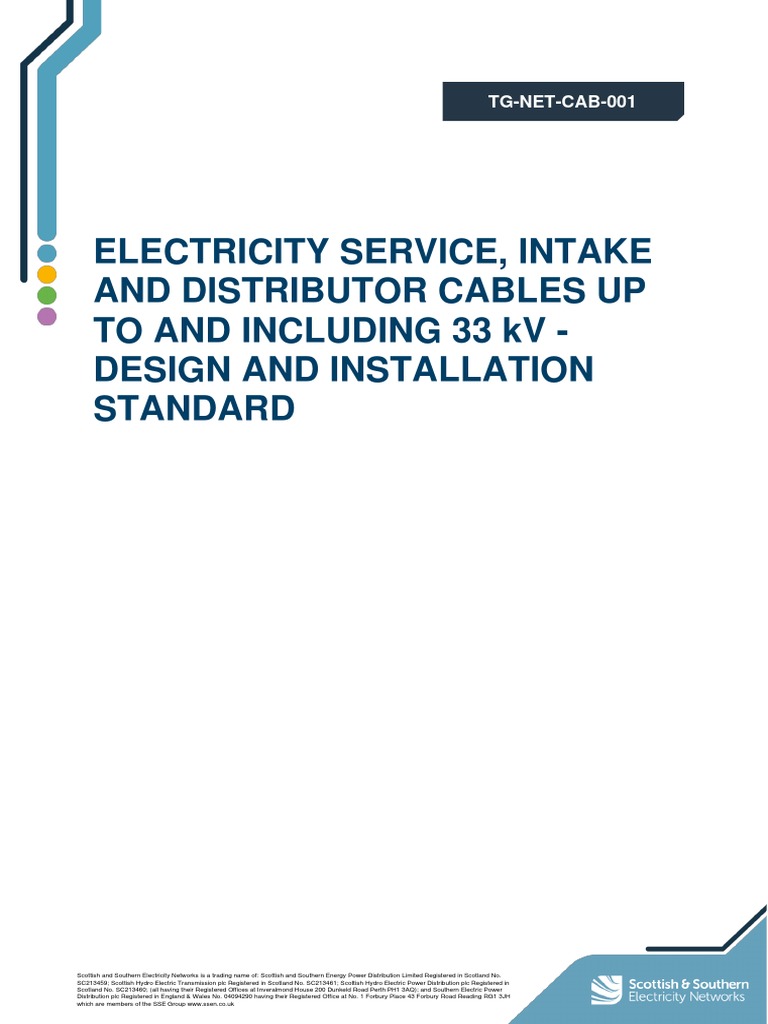 TG Net Cab 001 | PDF | Electric Power Distribution | Electric Power ...
