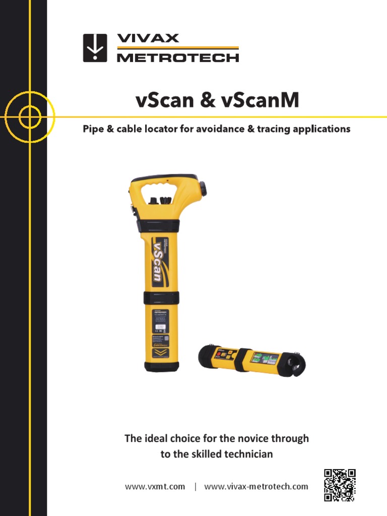 VScan Cable Locator | PDF | Mobile App | Rechargeable Battery