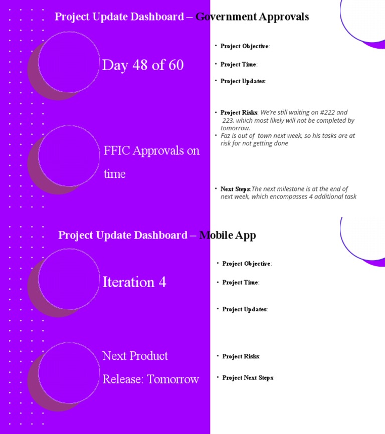 Project Management - Task 4 Template | PDF