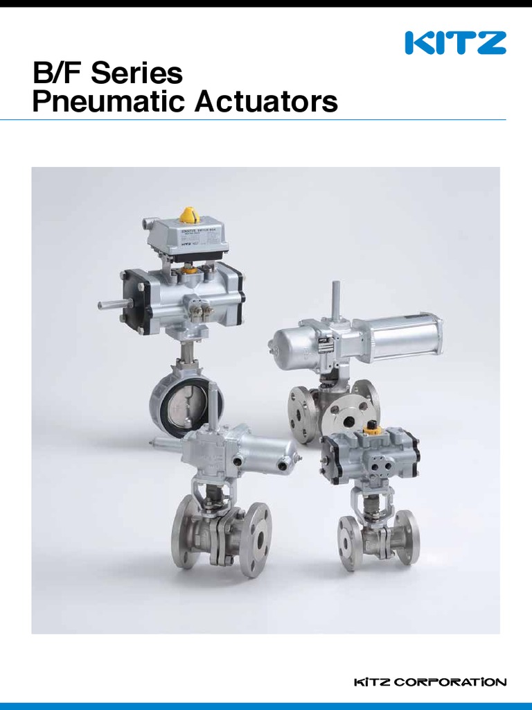 Kitz - Pneumatic Actuators | PDF | Actuator | Valve
