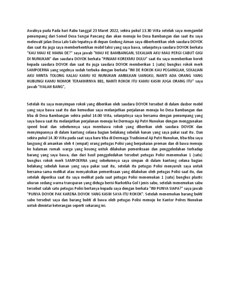 Draft Keterangan Pdf