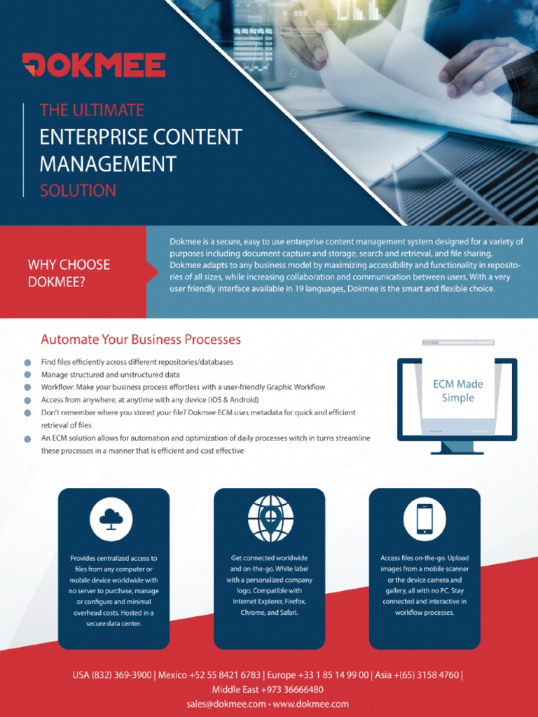 Dokmee ECM March 2020 | PDF