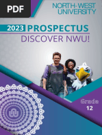 NWU 2026 Grade 12 Prospectus | PDF | University And College Admission ...