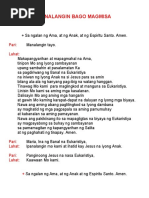 Confession Guide - Tagalog | PDF