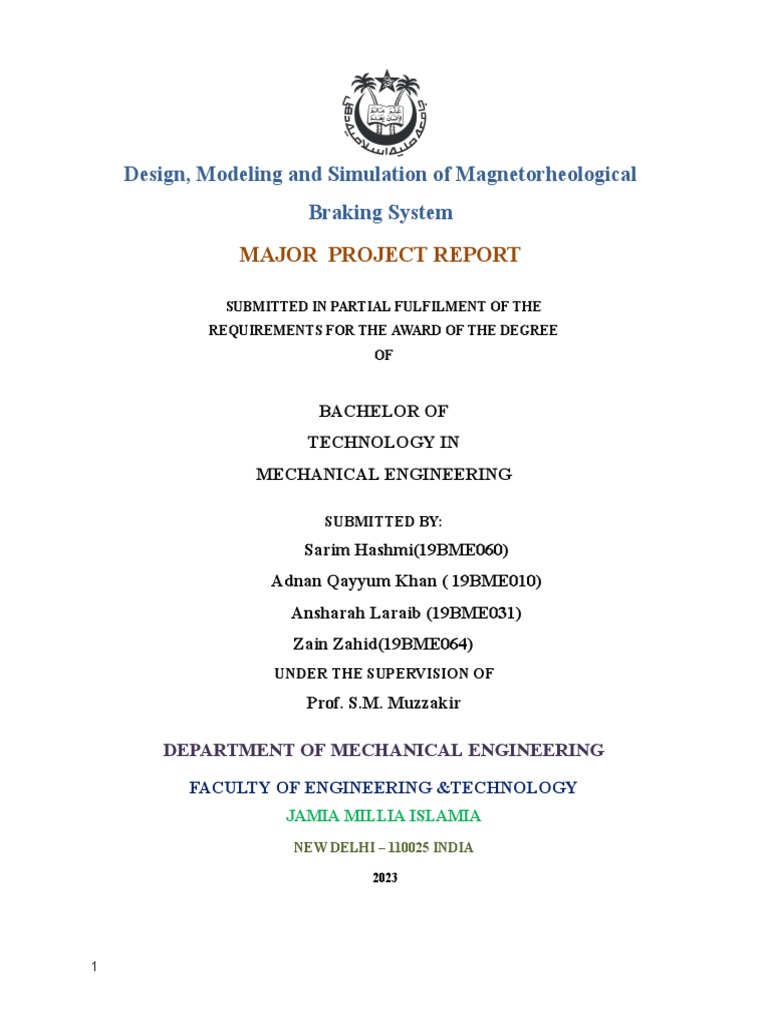 Major Project Report Final | Download Free PDF | Simulation | System