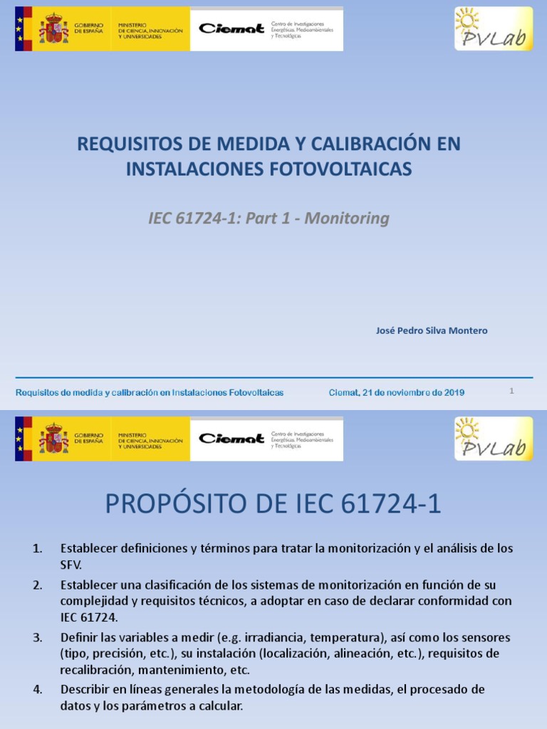 Curso IEC 61724 | PDF | Incertidumbre | Energia electrica