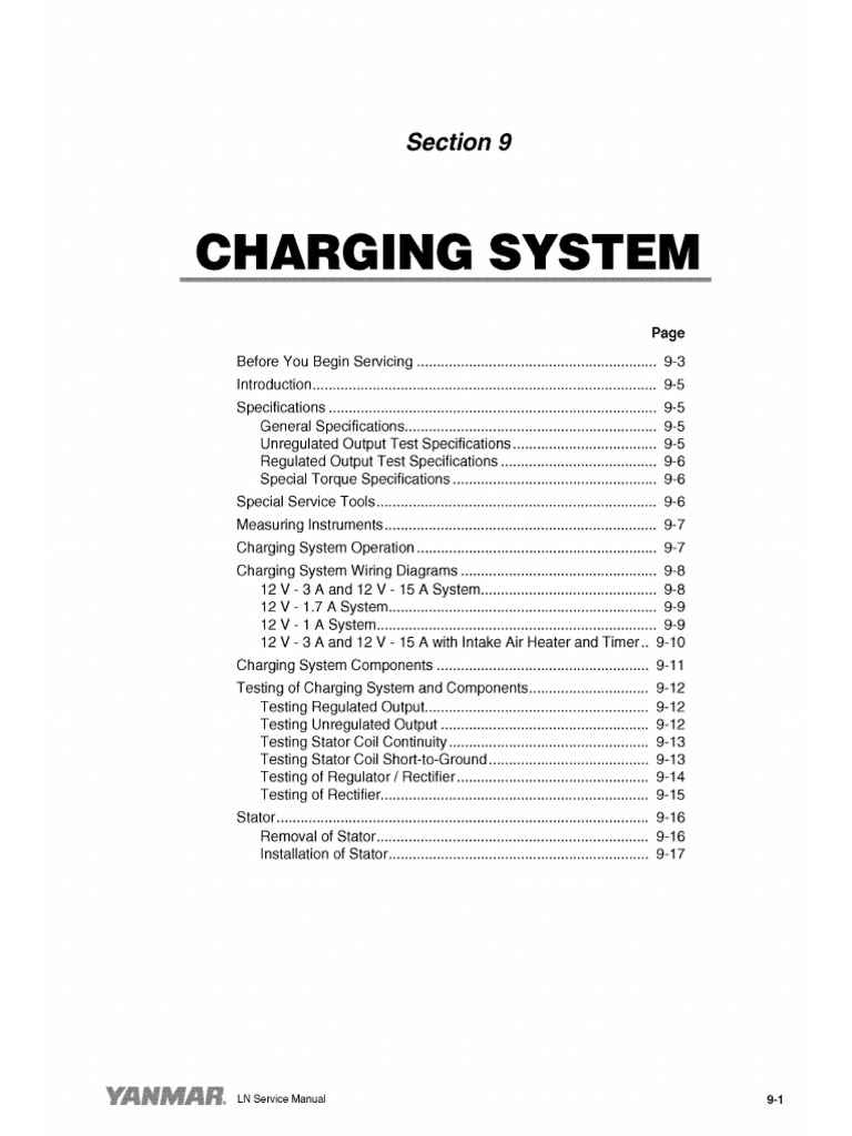 Charging System | PDF