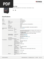 SR-710 Datasheet | PDF | Barcode | Laser