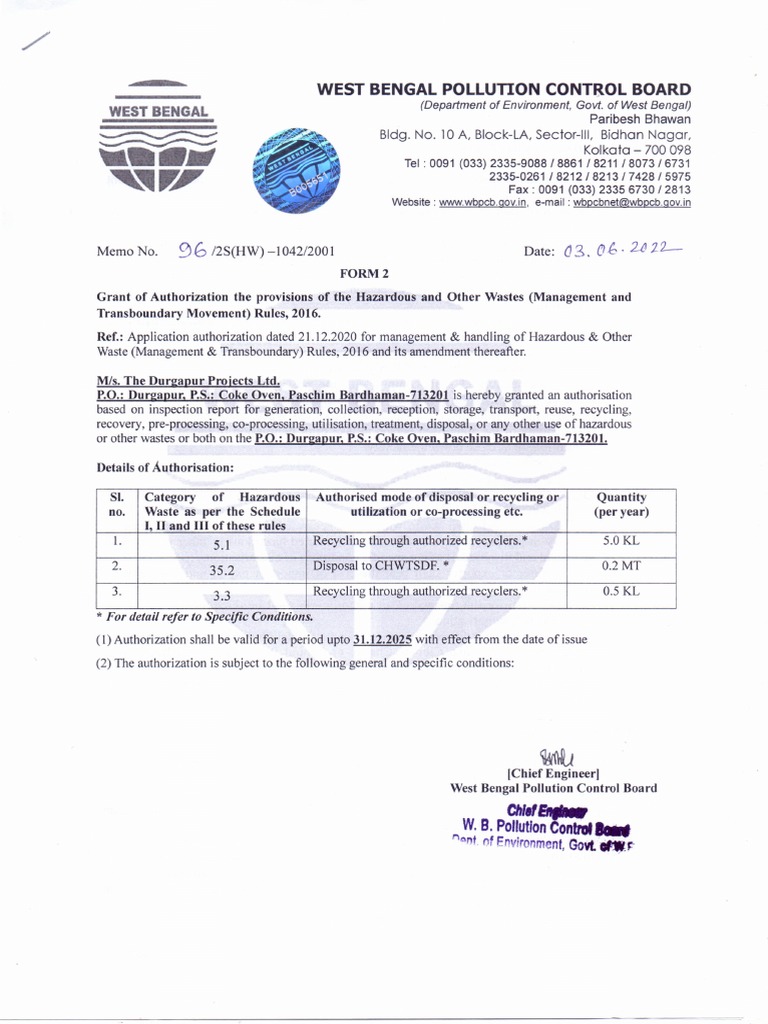Certi Ficate | PDF | Waste | Hazardous Waste