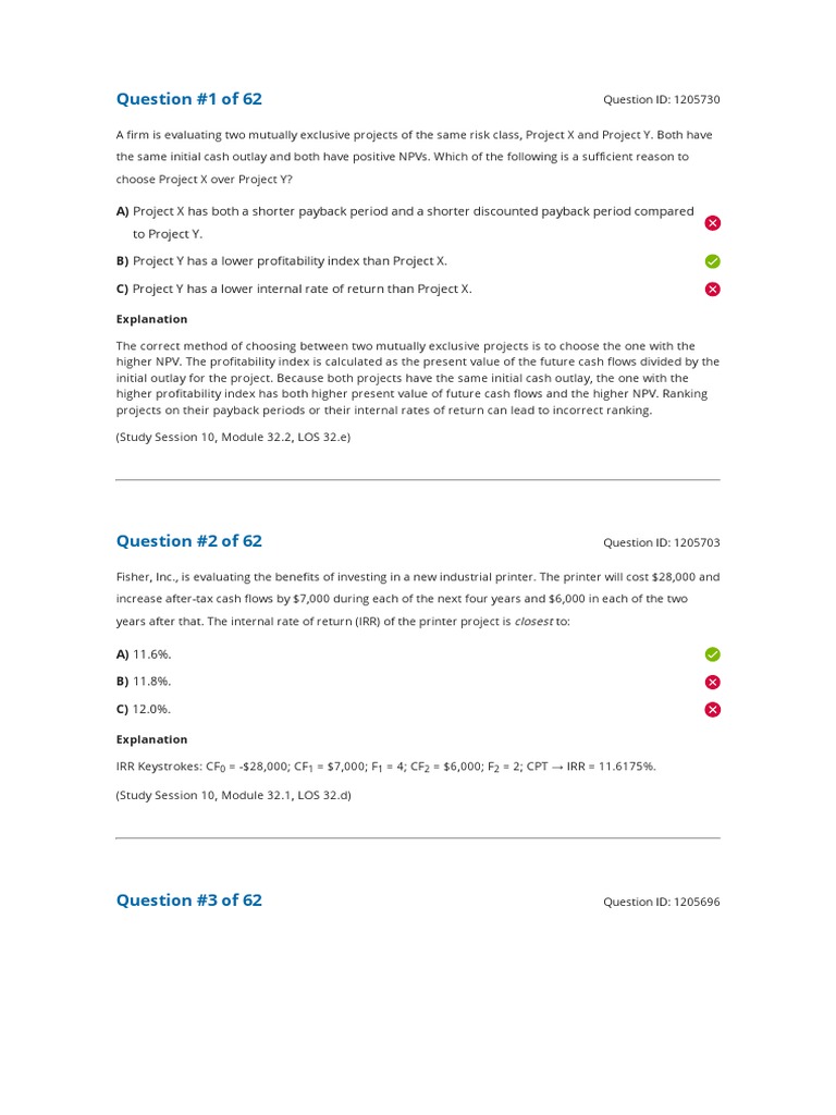 R32 Capital Budgeting - Answers | PDF | Internal Rate Of Return | Net ...