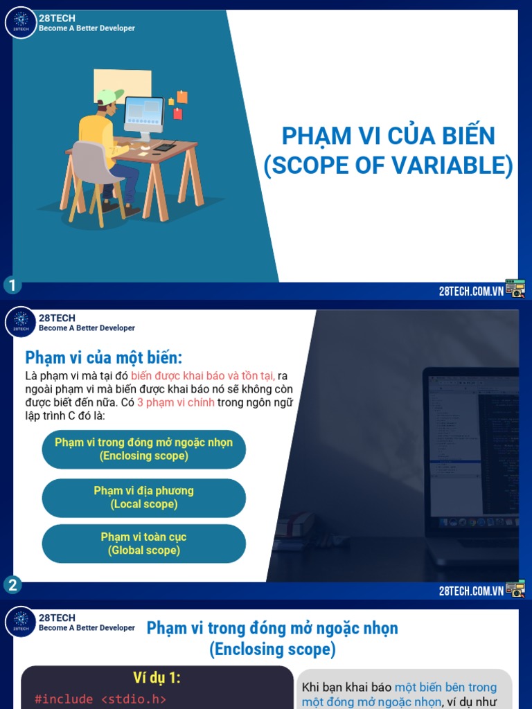 9- phạm vi của biến 28tech | PDF