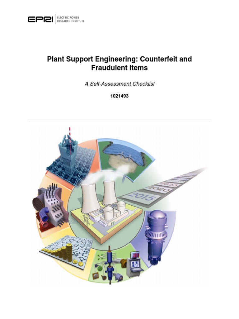 EPRI TU-1021493 - CFSI Checklist | PDF | Procurement | Authentication