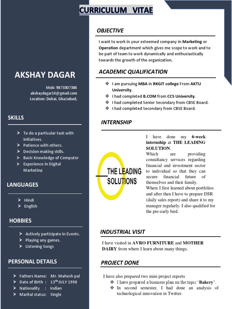 Akshay Resume | Download Free PDF | Business | Economies
