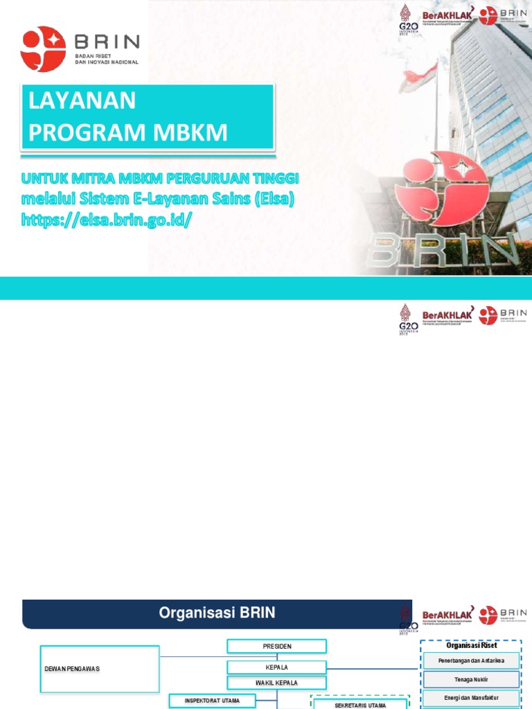 Program MBKM BRIN untuk Mahasiswa | PDF | Komputer