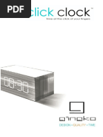 Ultronic Clock CL-266 - Instructions | PDF | Clock | Time