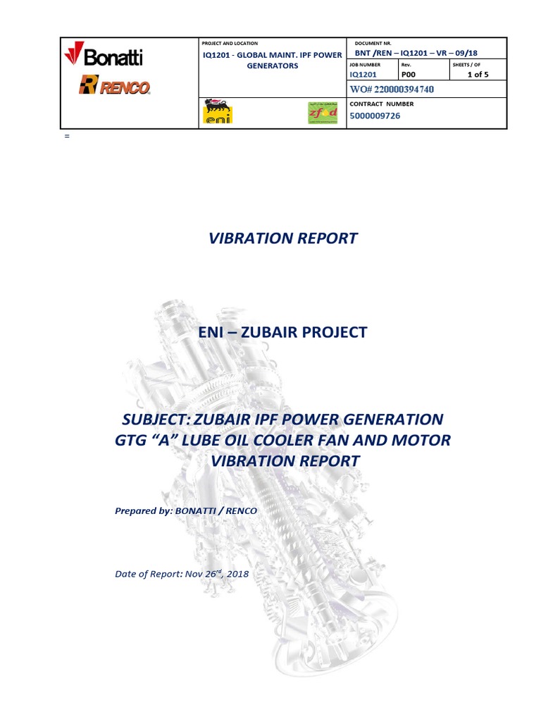 Zubair IPF Vibration Analysis Report | PDF | Mechanical Engineering | Applied And ...