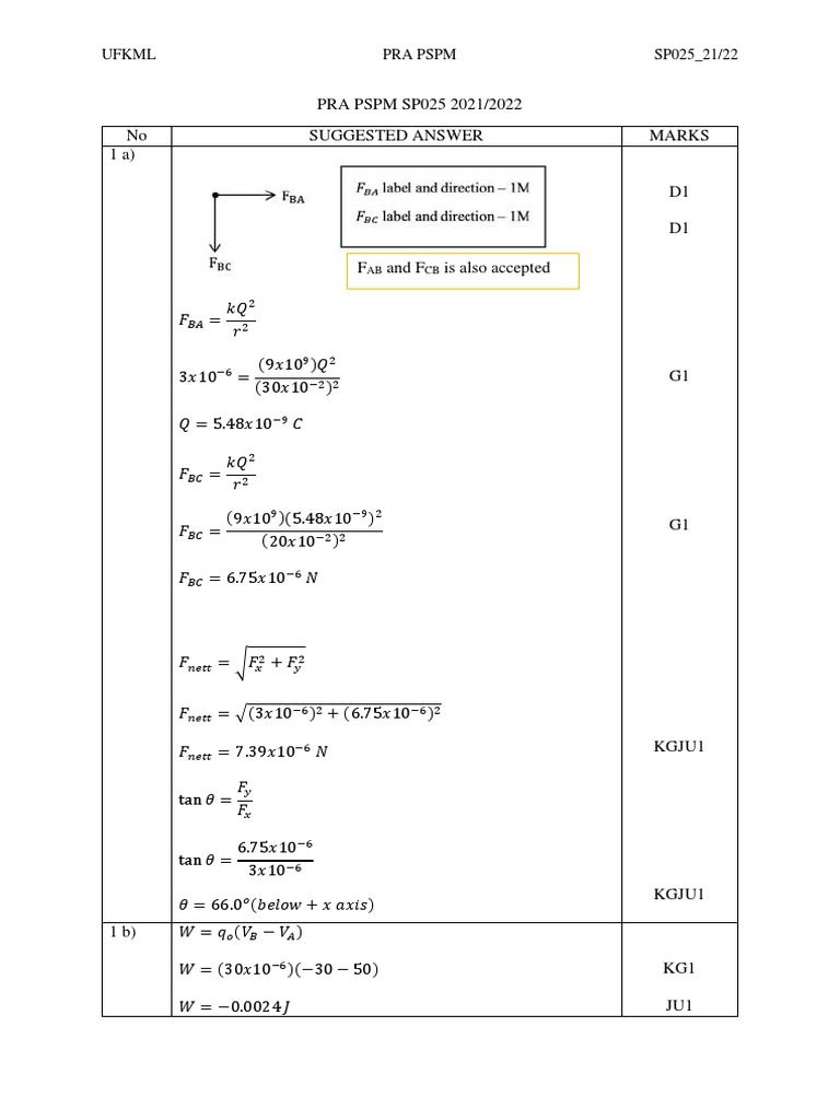 Pra PSPM SP025 KML 20212022 Ans | PDF