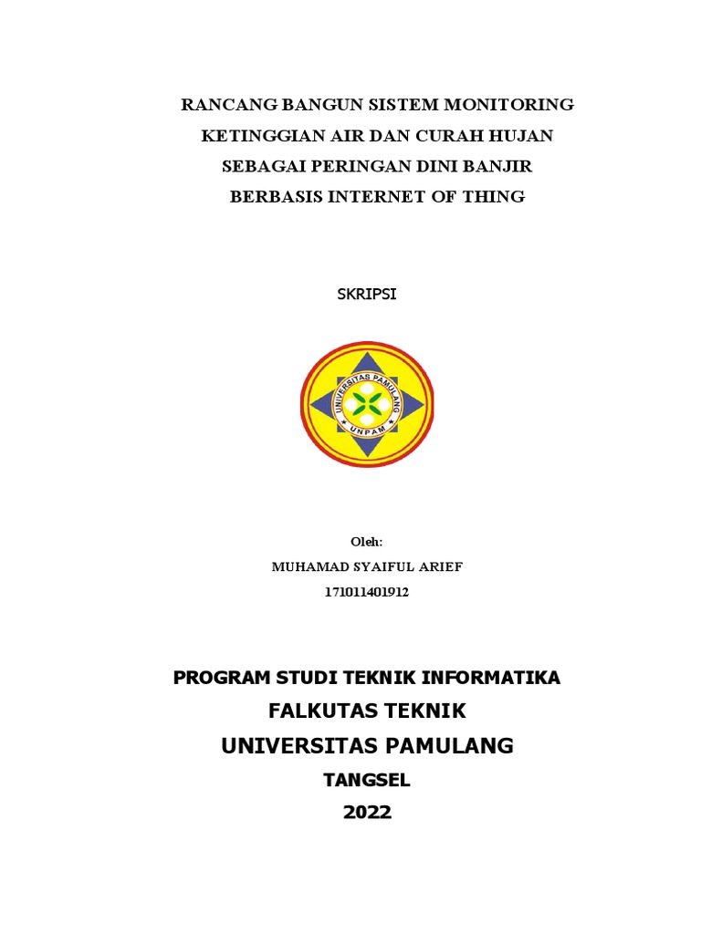 Skripsi - Yose - Rizal (1789900 | PDF | Teknologi & Rekayasa